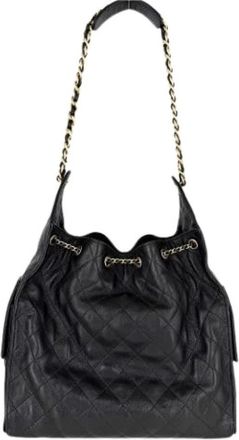 Chanel Sac bandouli&egrave;re Matelass&eacute; doccasion - Femme - Pre-owned - Noir - Taille: ONE Size