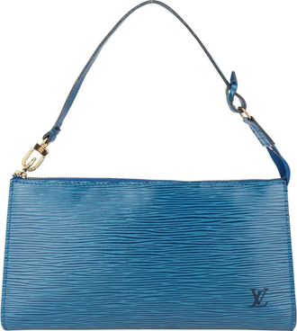 Louis Vuitton Crossbody Bags - Louis Vuitton Bleu Epi Leather Pochette Accessoire - Gr. unisize - in Blau - f&uuml;r Damen