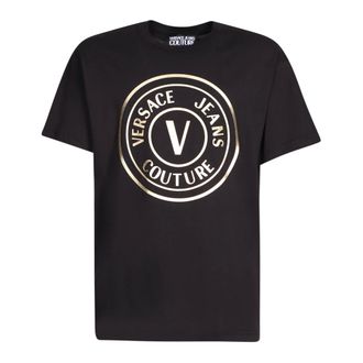 Versace Jeans Couture Homme, Tops, Noir, Taille: M Logo T-shirt
