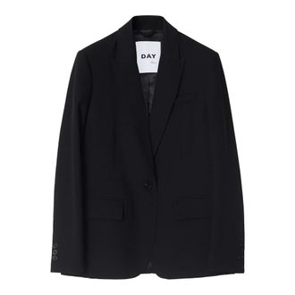 Day Birger Et Mikkelsen Klassischer Gabardine-Blazer - - Jackets - Damen - Schwarzk - M