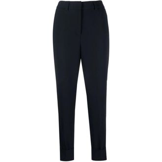 PESERICO Tapered-leg Hose - - Trousers - Damen - Blau - M