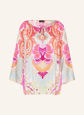 Grace Grace Blusenshirt Aus Satin Mit 3/4-Arm lila