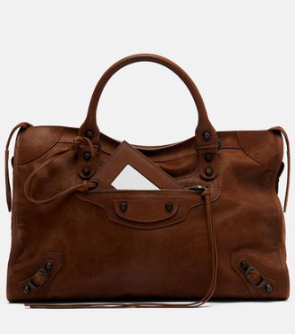 Balenciaga Sac &agrave; main Le City Medium en cuir