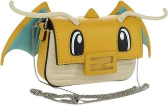 Fendi Sac bandouli&egrave;re mini vintage Pre-owned - Femme - Pre-owned - Jaune - Taille: ONE Size