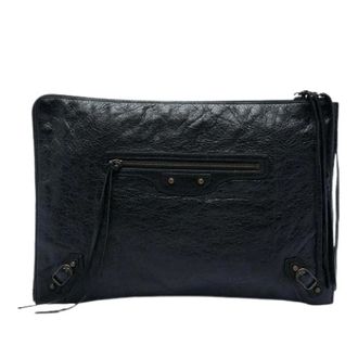 Balenciaga Pre-owned Vintage Clutch - Femme - Pre-owned - Noir - Taille: ONE Size