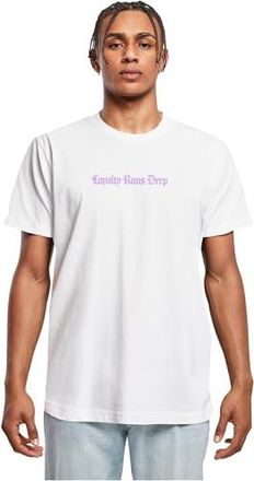 Mister Tee Mt3999-loyalty Runs Deep Tee T-Shirt, Blanc, Small Femmes