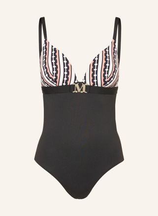 Max Mara Max Mara Beachwear Badeanzug Cristal schwarz