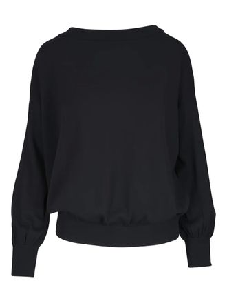 Akris Gerippter Pullover - Schwarz