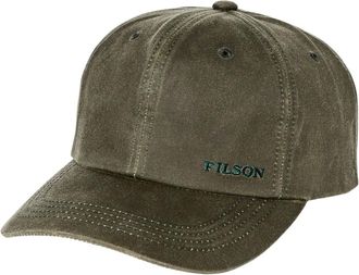 Filson unisex, Accessoires, Vert, Taille: ONE Size Waxed Logger Cap