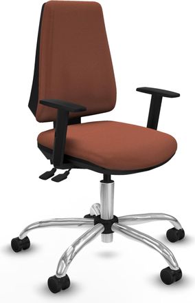 Piqueras y Crespo Elche Computerrollstuhl mit 1D-Armen, ausgestattet mit Asincro und Schneidschaum, Braun