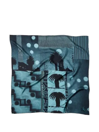 Versace Foulard Stampa Sunset Palms