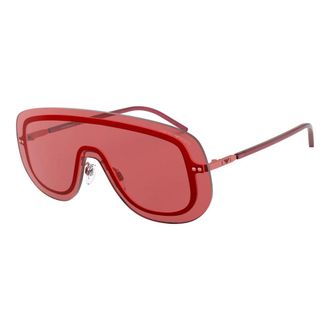 Emporio Armani Femme, Accessoires, Rouge, Taille: 42 MM Lunettes de soleil rouges EA 2091 Nuances &eacute;l&eacute;gantes