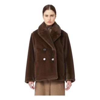 Max Mara Femme, Vestes, Brun, Taille: 38 FR Laura Jacket