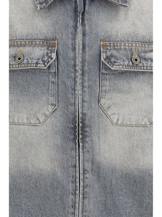 Off-white Workwear Denim Shirt - Gray
