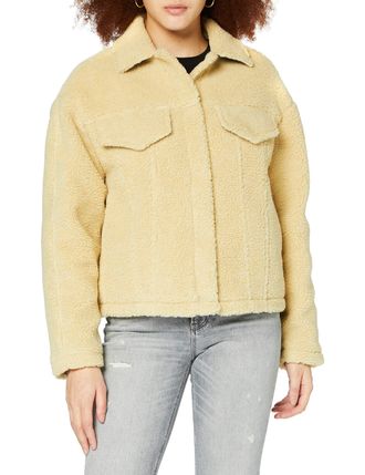 Replay Damen W7635.000.83908 Jacke, 022 Peanut, S