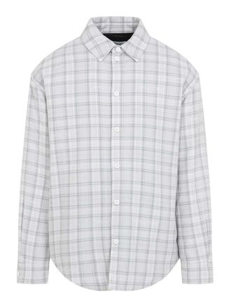 Off-white Daunenmantel - Grau