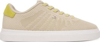 Tommy Hilfiger Sneakers Knit Cupsole FW0FW09289 Beige