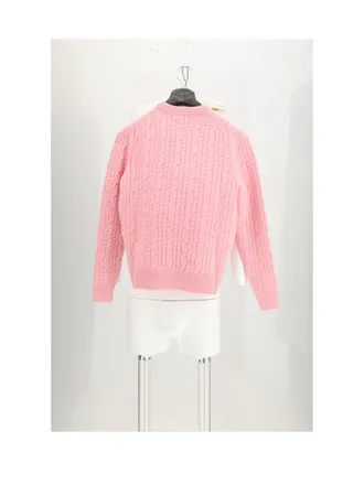 Dior Mens Knit Jumper Cashmere Pink (capra Hircus) Sweater