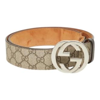 Gucci Ceinture Vintage Pre-owned - Homme - Pre-owned - Beige - Taille: ONE Size