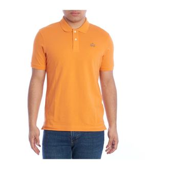 La Martina Klassisches Kurzarm-Poloshirt - - Tops - Herren - Orange - L