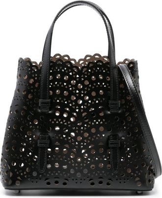 Alaia Mina 20 Leather Tote Bag