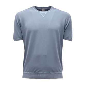Eleventy E76Mage09 Maglia Platinum - - Tops - Herren - Blau - M