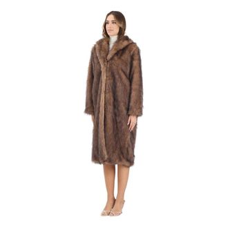 Only Pelliccia lunga - - Jackets - Damen - Braun - XL