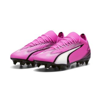 Puma Puma Men Ultra Match Mxsg Soccer Shoes, Poison Pink-Puma White-Puma Black, 46 EU