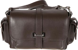 Hogan Femme, Sacs, Brun, Taille: ONE Size Petit Sac à Rabat H01R