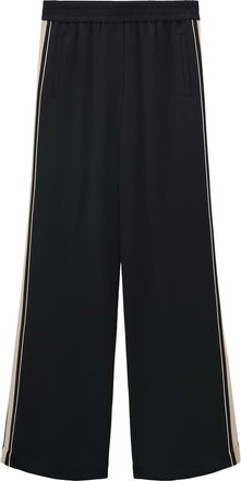 someday Damen Stoffhose | Weite Stoffhose CEVIL GALON mit elastischem Gummibund Black, 38