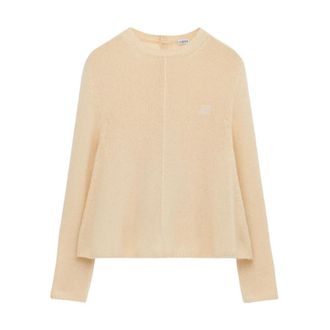 Loewe Pullover aus Kaschmir - - Knitwear - Damen - Beige - S