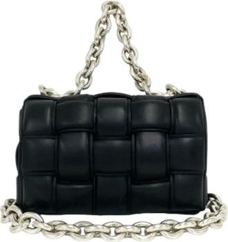 Bottega Veneta Pre-owned Pochette Sac Bandouli&egrave;re - Femme - Pre-owned - Noir - Taille: ONE Size