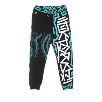Octopus Schwarze leichte Trainingshose mit elastischem Bund - - Trousers - Herren - Mehrfarbig - XS
