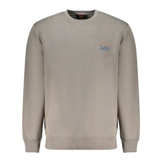 Lee Homme, Sweatshirts et sweats à capuche, Gris, Taille: L SweaT-shirt Gris à Manches Longues avec Imprimé