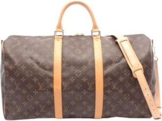 Louis Vuitton unisex, Pre-owned, Brun, Taille: ONE Size Sac Week-end en Toile Pre-owned