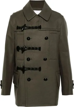 sacai Homme, Manteaux, Vert, Taille: M Manteau crois&eacute;
