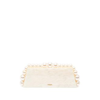 Cult Gaia Eos Lungo Faux-pearl Marbled Clutch Bag