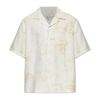 Maison Kitsun&eacute; Herren, Shirts, Beige, MGr&ouml;&szlig;e