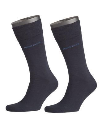HUGO BOSS 2er-Pack unifarbene Socken im Feinripp in
