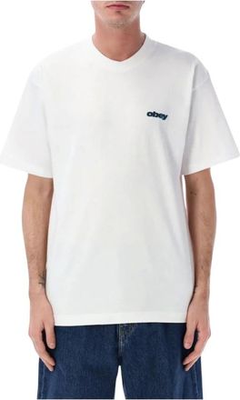 Obey Homme, Tops, Blanc, Taille: XL Lips Tee