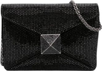 Valentino Pre-owned The One Stud Crossbody Bag - Femme - Pre-owned - Noir - Taille: ONE Size