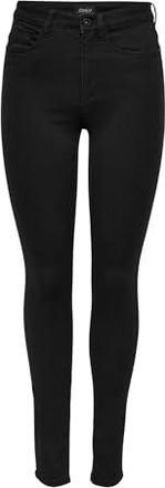 Only Jean Skinny ONLROYAL Taille Haute Skinny Fit Jeans Black XXL 32 Black 1 XXL / L32