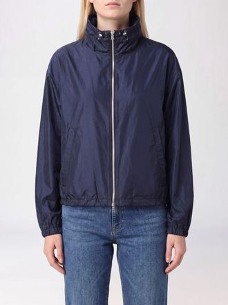 Herno Kurze wasserabweisende Windjacke aus Taft mit Kapuze und Stehkragen