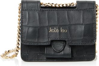 Kate Lee Damen Tasche Mini Tiny Ophelia Cro schwarz Schultertasche