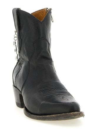 Comme Des Gar&ccedil;ons Womens Black Cowhide Chelsea Boots