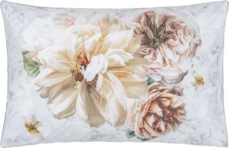 IT Cosmetics Bedruckter Kissenbezug aus Perkal-Baumwolle, Pahari Tuberose, 50 x 75 cm Designers Guild