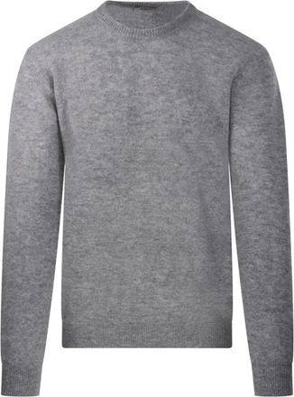 Altea Pull Col Rond en M&eacute;rinos - Homme - Pulls - Gris - Taille: XL