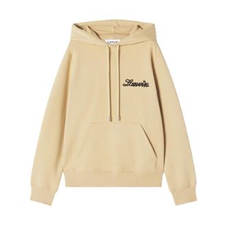 Lanvin Ribbon Hoodie - - Sweatshirts & Hoodies - Herren - Beige - S