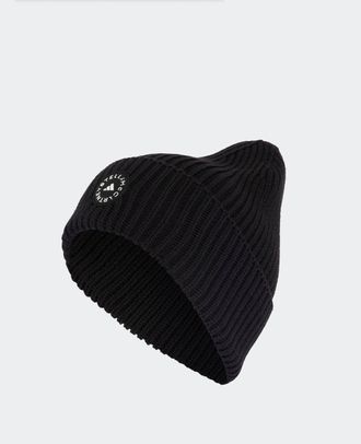 Stella McCartney Logo Beanie, Woman, Black