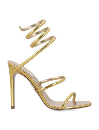 Rene Caovilla Sandalen - Cleo Sandals In Metallic Gold - Gr. 36 (EU) - in Beige - f&uuml;r Damen